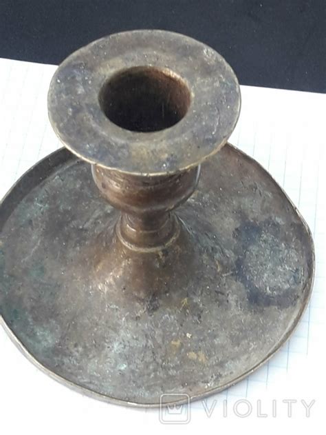 Старовинний латунний свічник «violity