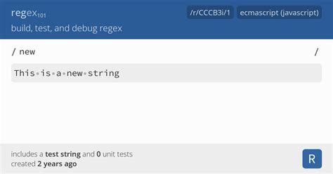 Regex Build Test And Debug Regex