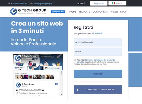 Editor G Tech Group Crea Il Tuo Sito Web è Gratis Editor G Tech