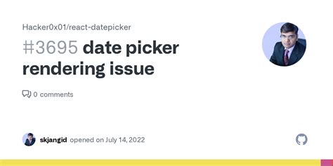 Date Picker Rendering Issue Issue Hacker X React Datepicker GitHub