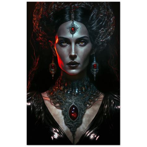 Lilith Jewish Mythology Dark Goddess Sumerian Female Demon Wall Art