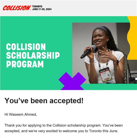 Waseem Ahmed Shaik On Linkedin Collision2024 Scholarshipprogram