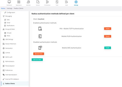 Freeradius Service Configuration