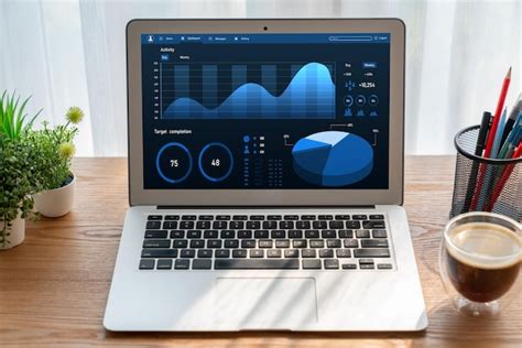 Premium Photo Business Data Dashboard Provide Modish Business Intelligence Analytic