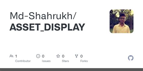 Github Md Shahrukhassetdisplay