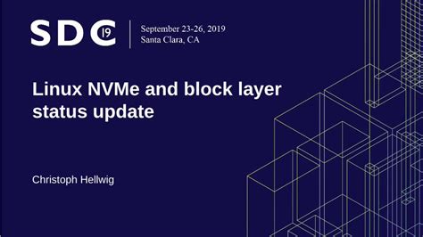 PDF Linux NVMe And Block Layer Status Update SNIA Linux NVMe And Block Layer Status Update