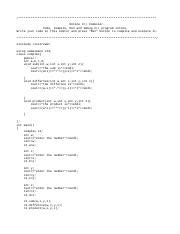 Complex Class Sum Diff Product Cpp Online C Compiler Code Compile Run And Debug C