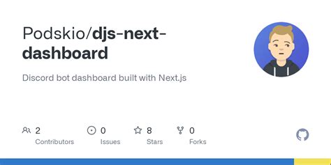 Github Podskiodjs Next Dashboard Discord Bot Dashboard Built With
