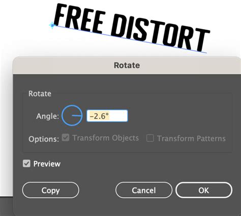 2 Easy Ways To Skew Text In Adobe Illustrator Examples