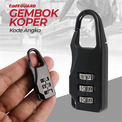 Jual Kunci Gembok Kecil Mini Kode Password Angka Nomor Koper Tas