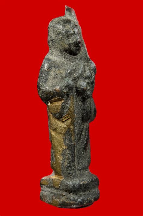 พระสีวลีหล่อโบราณหลวงพ่อแฉ่ง วัดบางพัง พระเครื่อง พระแท้ Webpra เว็บ พระ คอม