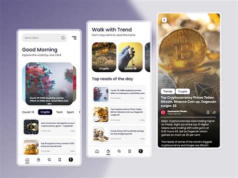 News App Ui Designs Themes Templates And Downloadable Graphic