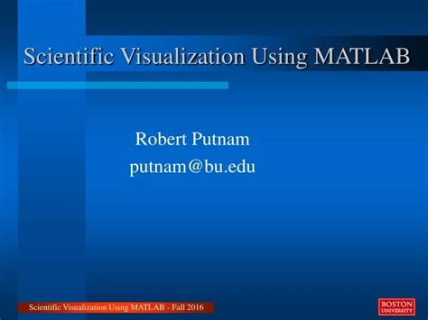 Ppt Scientific Visualization Using Matlab Powerpoint Presentation