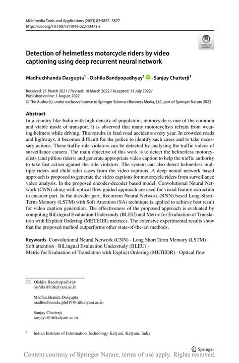 Detection Of Helmetless Motorcycle Riders By Video Captioning Using Deep Recurrent Neural