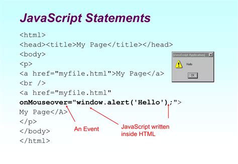 introduction to javascript 1 ppt