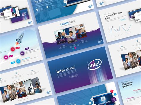 Intel Inside PowerPoint Presentation Template Behance