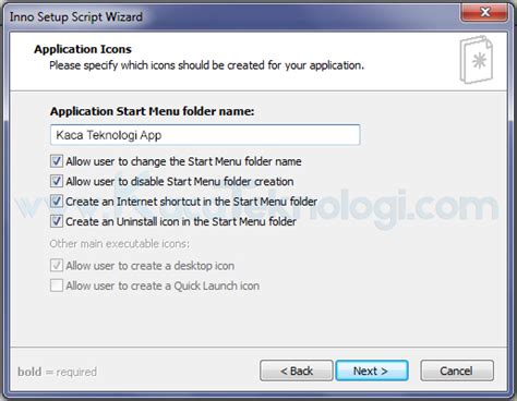 Cara Membuat File Setup Installer Aplikasi Sendiri Exe Dengan Inno Setup Compiler Kaca