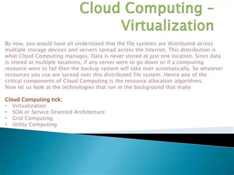 Ppt Cloud Computing Virtualization Powerpoint Presentation Free