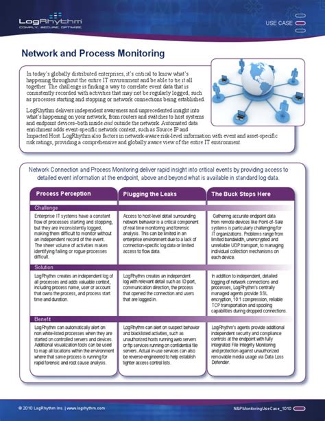 Logrhythm Network Process Monitoring Use Case Pdf Encryption