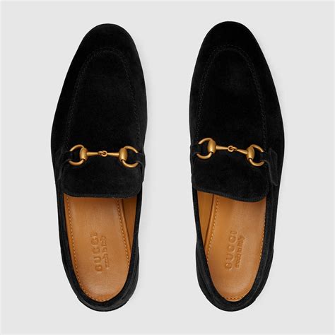 Mens Gucci Jordaan Loafer In Black Suede Gucci® Us