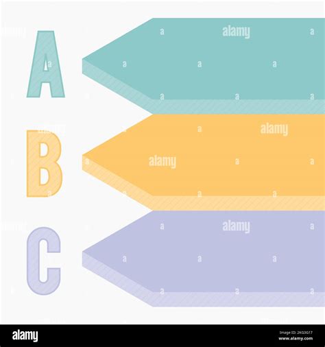 Minimalist Infographics Abc Data Visualization Comparison Vector