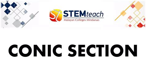 Conic Section Ellipse Stem Teach Pptx