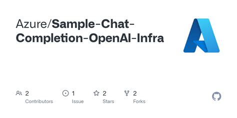 github azure sample chat completion openai infra