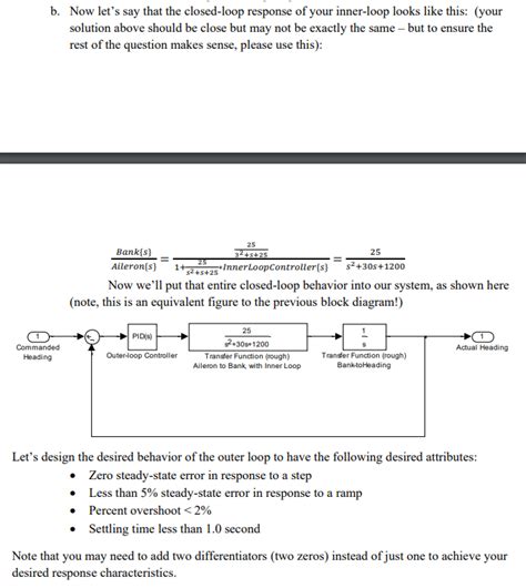 b now let s say that the closed loop response of