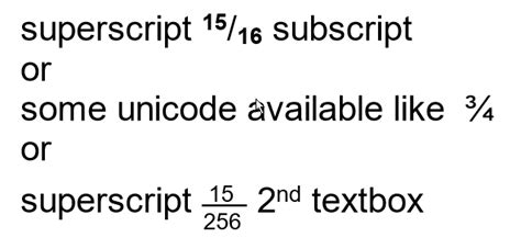 solved why oh why are stacked fractions not possible in revit yet