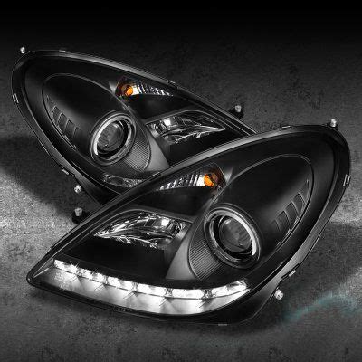 Mercedes Benz Slk 2005 2011 Black Projector Headlights With Led