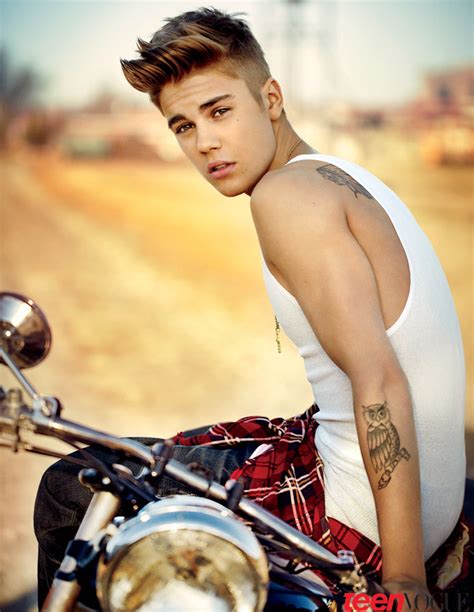 I Am Fake Beliebers Justin Bieber From Teen Vogue Photoshoot