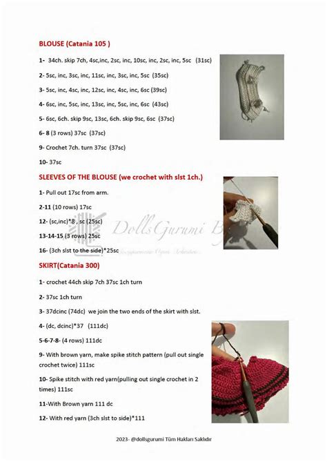 Ruby Doll Amigurumi Crochet Pattern