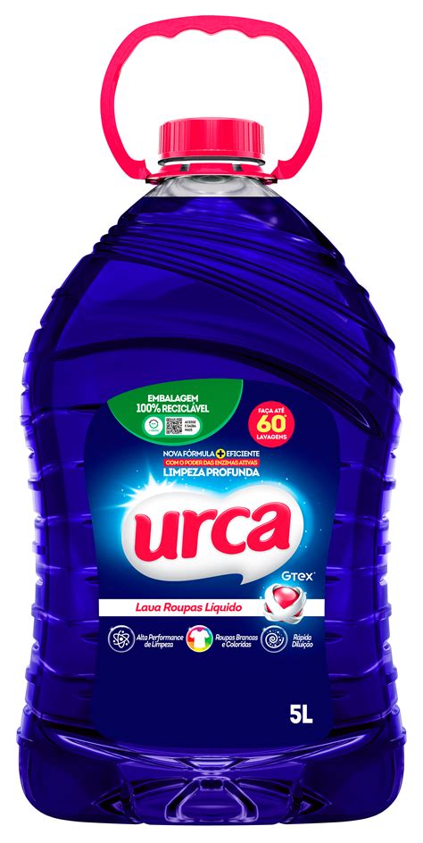 Lava Roupas LÍquido Urca Azul 5l Donizete Distribuidora De Alimentos