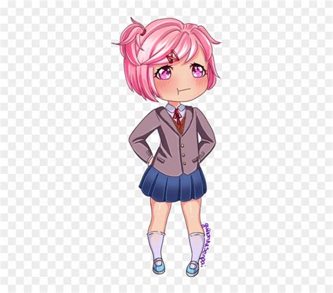 Natsuki Chibi Ddlc By Guillotinesenpai On Deviantart