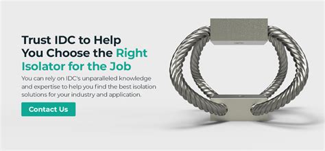 How To Choose The Right Vibration Isolator Idc