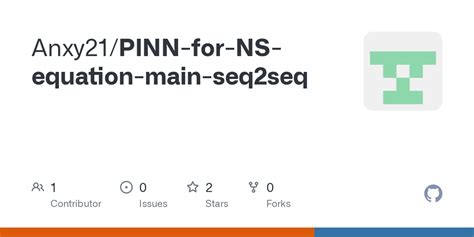 GitHub Anxy PINN For NS Equation Main Seq Seq