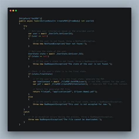 Efficient PDF Generation In ASP NET Core API Using NET 8 0 By 6 Steps DEV Community