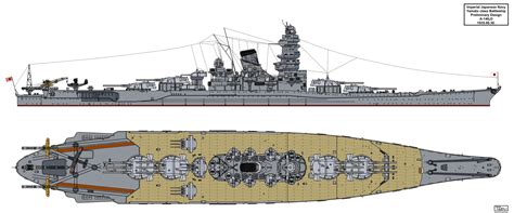 大和型戦艦を生んだ「a 140」の変遷2 A 140 Project The Original Yamato Type Second