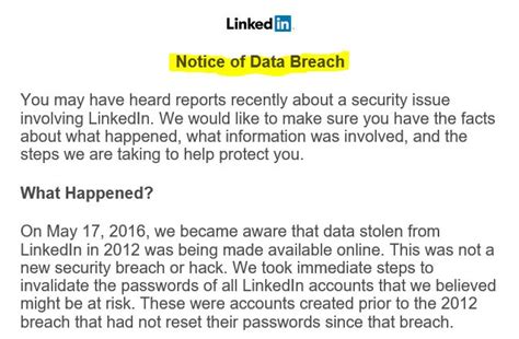 Linkedin Breach Make It Work Computer Solutions