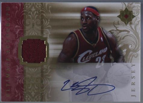 2006 07 Ultimate Collection Ultimate Autograph Jersey Lebron James