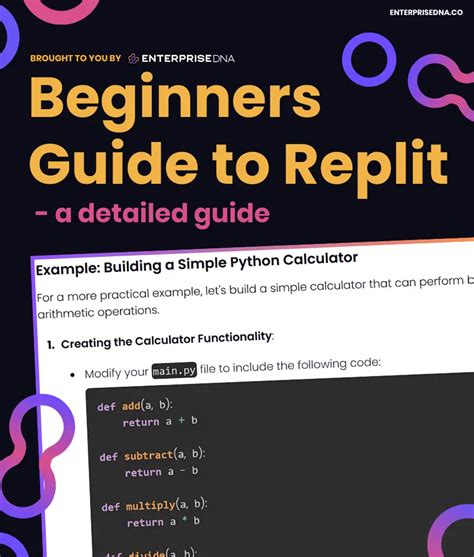 complete beginner s guide to replit and python
