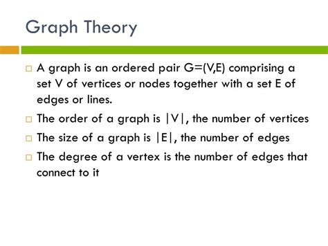 Ppt Hierarchical Clustering And Graph Theory Powerpoint Presentation