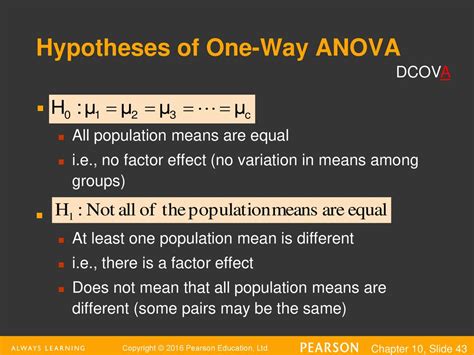 Chapter 10 Two Sample Tests And One Way Anova Ppt Download
