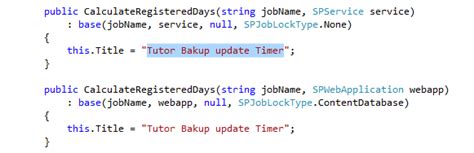 Programmatically Create Sharepoint Timer Job Codeproject