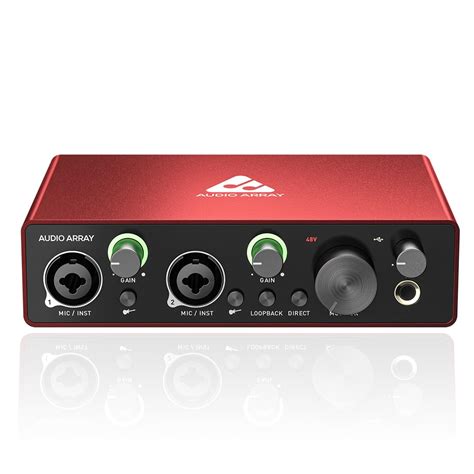 Audio Array Ai 02 2x2 Premium Audio Interface Superior Midas Mic Pre Audio Array Ai 02 2x2 Premium Audio Interface Superior Midas Mic Pre