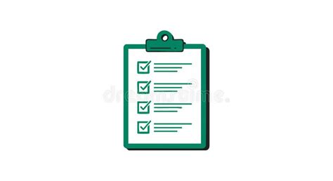 Checklist Clipboard With Green Checkmarks Vector Illustration Design Element For Organization