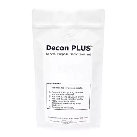 Decon Plus™ Decontamination Products M2dcon
