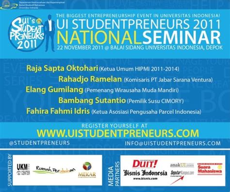 UI’Studentpreneurs National Seminar