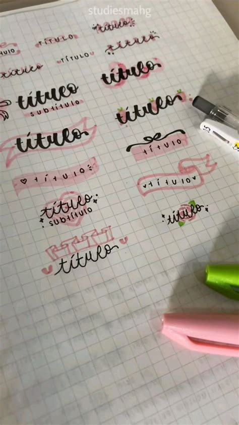 Ideia De Título Coquette 🌷🫶🏻🩷 Em 2024 Ideias Da Escola Ideias Para