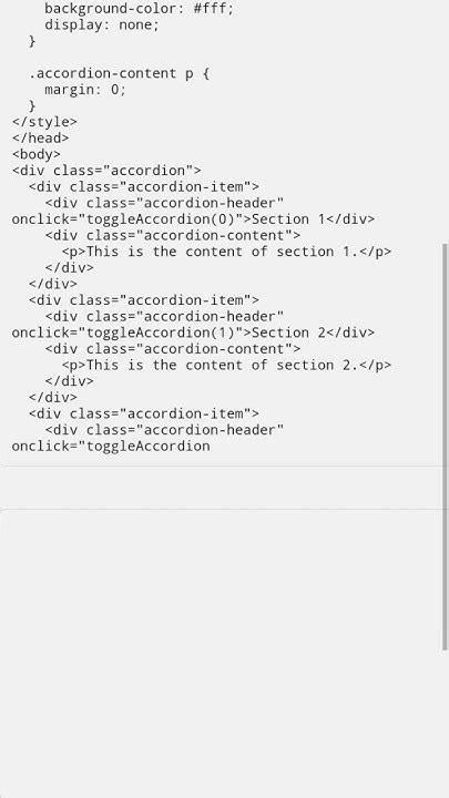Make A Accordion Menu Webdesign Coding Css Shorts Tutorial Html Python Smartphone Youtube